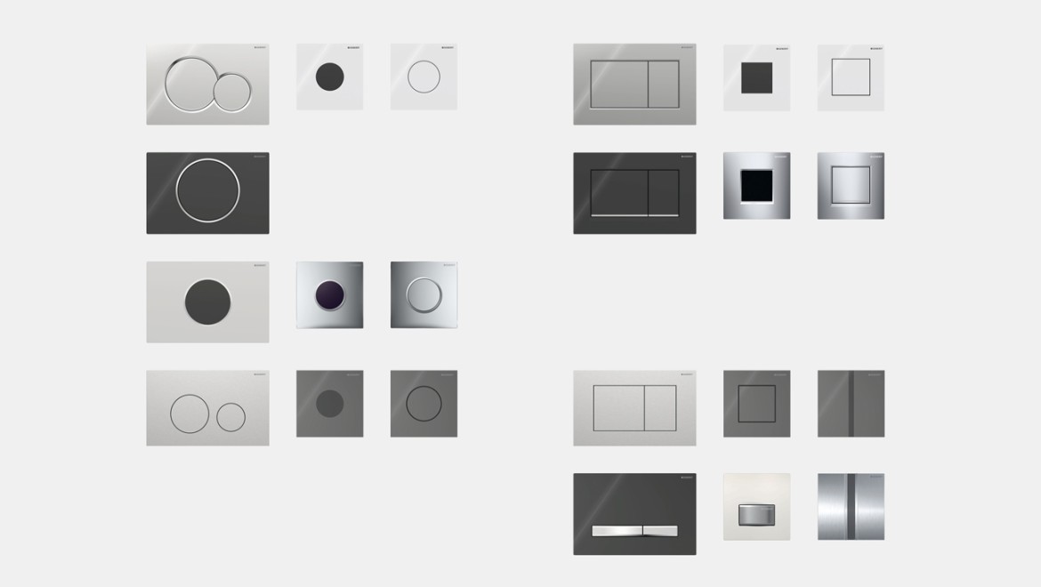WC actuator plates & flush plates | Geberit Southern Africa