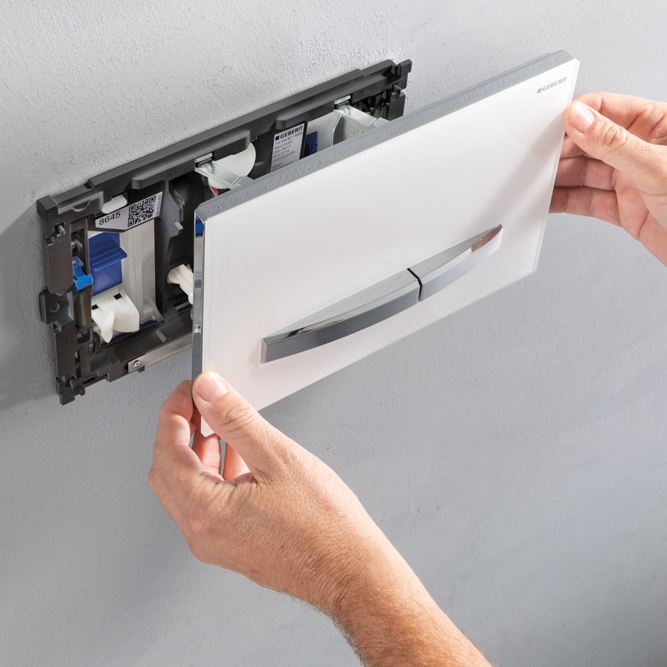 Geberit actuator plates, flush plates and WC flush controls | Geberit ...