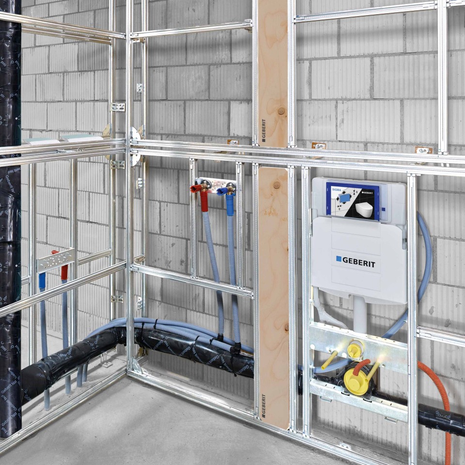 Installation systems for the prewall | Geberit Southern Africa